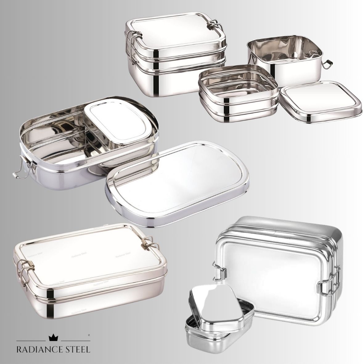 LUNCH BOXES – Radiance Steel | Manufacturers of Premium stainless steel ...